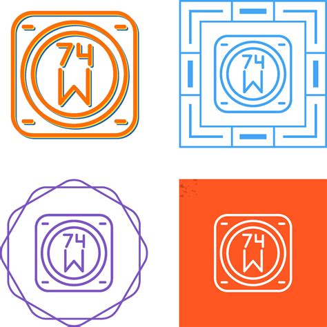 Tungsten Vector Icon 40796883 Vector Art At Vecteezy