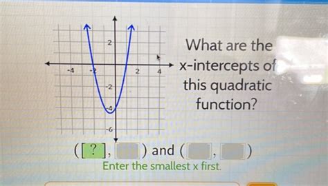What Are The X Intercepts Of This Quadratic StudyX
