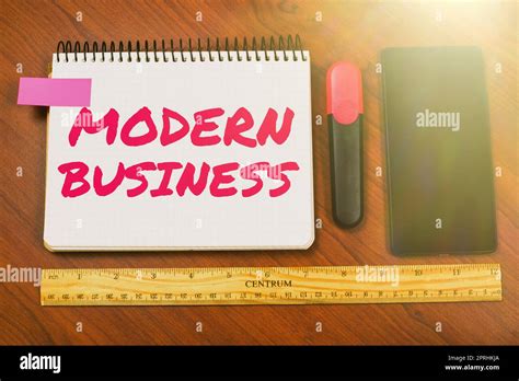 Sign Displaying Modern Businessintroduction To The Philosophy Of Large Corporate Enterprise