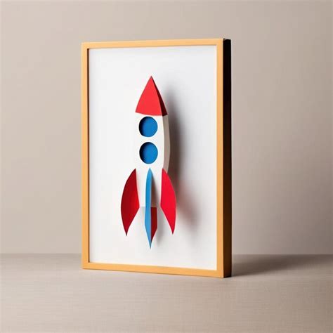 Premium Photo Rockets In Space Made Of Paper Traditional Papercut