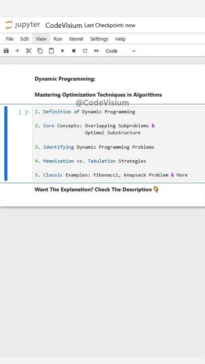 Dynamic Programming Mastering Optimization Techniques In Algorithms