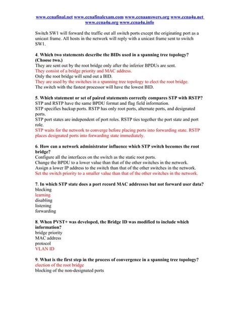ccna 3 chapter 5 v4 0 answers 2011 pdf