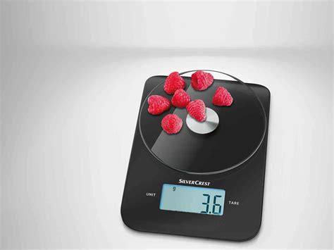 Báscula Digital De Cocina Negra Lidl
