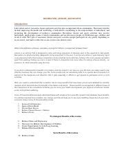 Recreation Pdf Recreation Leisure And Sports Introduction Like Culture And Art Recreation