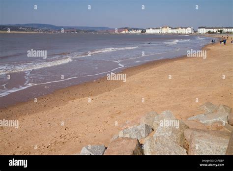 Exmouth Beach Devon England UK Stock Photo Alamy