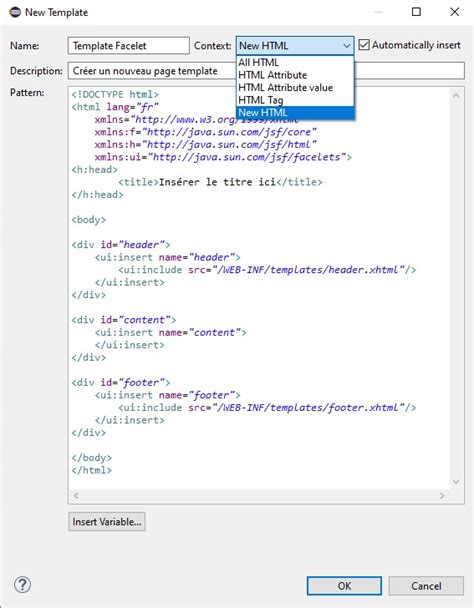 Cr Er Une Application Jsf Dans Eclipse Jsf Apcpedagogie