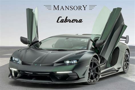 Mansorys Lamborghini Aventador Svj The 1 Of 3 Cabrera Is Still A