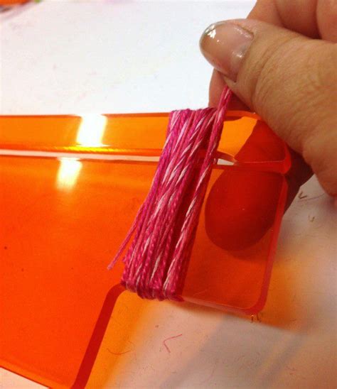 How To Make Purse Tassels And Keychains From Colorful Embroidery Thread