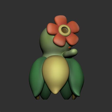 Stl File Bellossom Pokemon・3d Printing Idea To Download・cults