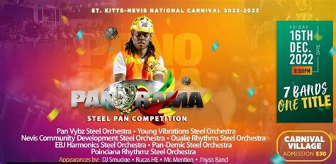 Sugar Mas Panorama Steelband Competition Saint Kitts And Nevis Live