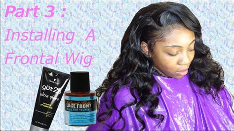 Beginner Lace Frontal Series Installing A Lace Frontal Wig Youtube