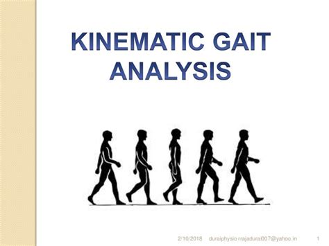 Kinematic Gait Analysis 1