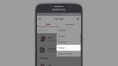 One Talk Android Mobile App Tour Verizon