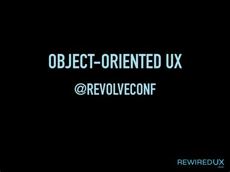 Object Oriented Ux Speaker Deck