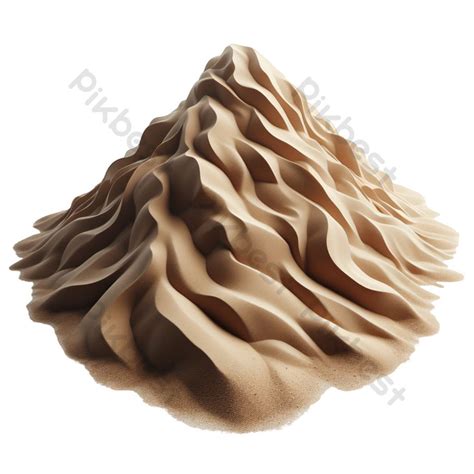 Desert Sand Dune Isolated On White Background Png Images Psd Free
