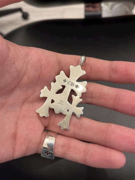 Chrome Hearts Chrome Hearts Triple Cross Pendant Big Size Grailed