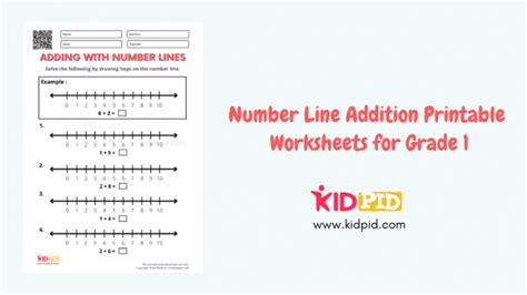 Number Line Addition Printable Worksheets For Grade 1 Kidpid