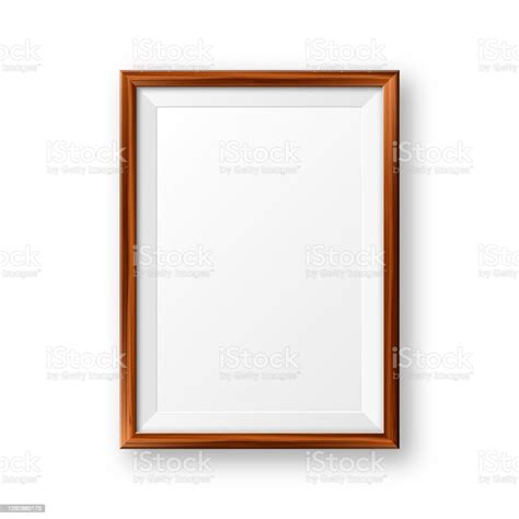 사실적인 빈 나무 그림 프레임 현대 포스터 모형 나무의 질감빈 사진 프레임 아트 갤러리 벡터 일러스트레이션 0명에 대한 스톡 벡터 아트 및 기타 이미지 Istock
