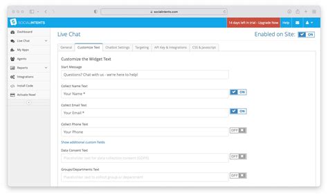 How To Customize Your Live Chat Settings In Webex Social Intents Knowledge Base