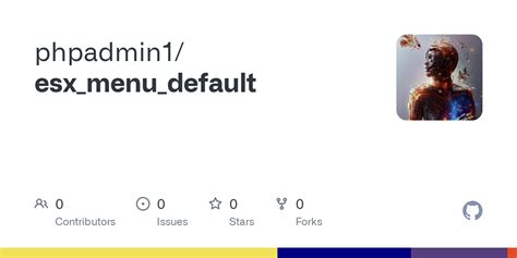 GitHub Phpadmin Esx Menu Default