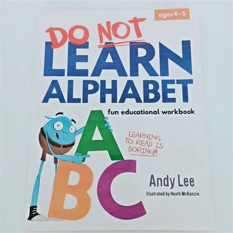 Do Not Learn Alphabet Fun Educational Workbook Ages 4 5 Andy Lee Paperback Eur 12 73 Picclick Fr