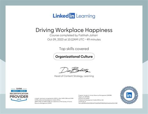 Fatihah Johari On Linkedin Certificate Of Completion