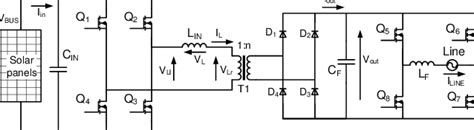 Power Stage Of The Proposed Grid Connected Inverter Download