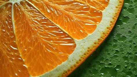 Segmented Orange Texture Contrasting With Verdant Green Floor Powerpoint Background For Free