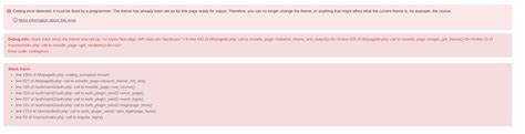 Coding Error Detected When Displaying An Error Page Issue 243 Catalyst Moodle Auth Saml2