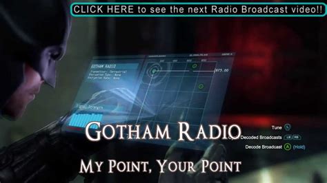 All Radio Broadcasts Part 1 Batman Arkham Origins Cryptographic