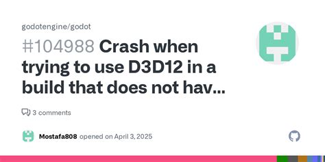 Crash When Trying To Use D D In A Build That Does Not Have Direct D Support Enabled Issue