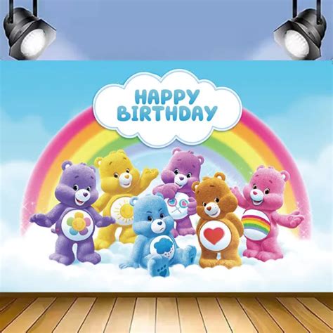 3d Cartoons The Care Bear Backdrop Photo Studio Background Party