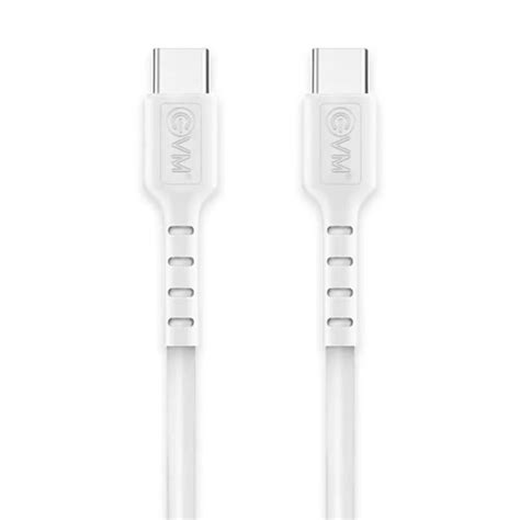 Evm Type C To Type C Data Cable With 1 Meter Length 10000 Bend