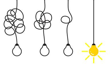 Complex Ways Solve Problems Arrow Royalty Free Vector Image