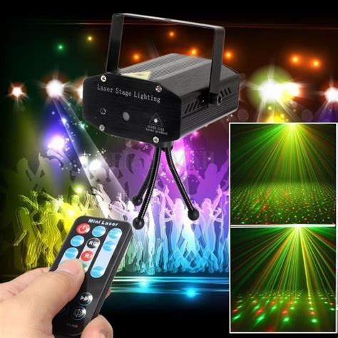Mini Laser Eclairage Dj 100mw Jeu De Lumiere Soiré Projecteur R And G
