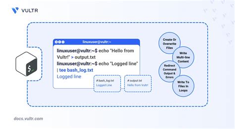 How To Write To A File In Bash Vultr Docs