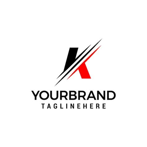 Modelo De Design Elegante E Exclusivo Gráfico Do Logotipo Da Letra K