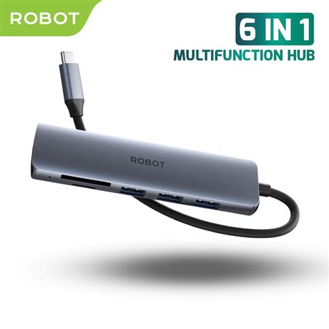 Jual ROBOT USB HUB HT USB Type C In Adapter With HDMI K Port USB Cepat Garansi