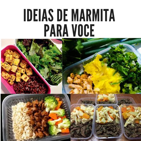 Marmitas fitness ideias Receitas saudáveis Marmita fitness Dieta