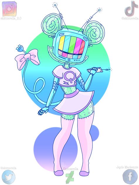 Tv Head Monster Girl By Skittzerella On Newgrounds