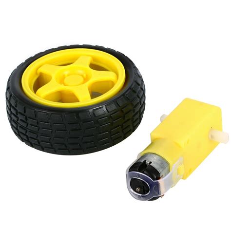 Llanta Y Motorreductor 65mm 3 A 75 Vdc Moviltronics