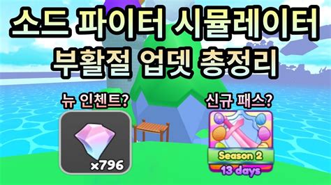 [소드 파이터 시뮬레이터] 소파시 부활절 업데이트 총정리 Youtube