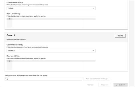 Setting up governance - Automated Data Analytics on AWS