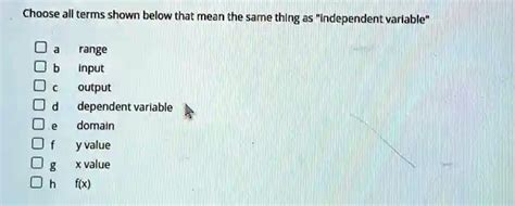solved choose all terms shown below that mean the same thing as