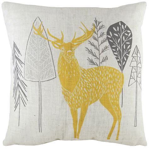 Evans Lichfield Hulder Stag Polyester Filled Cushion Diy At Bandq