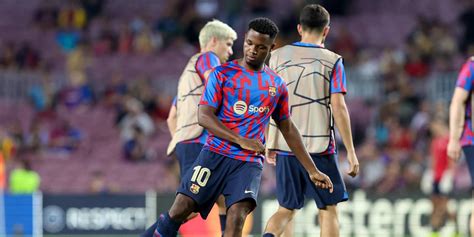 El Barça sigue un plan de precaución con Ansu Fati
