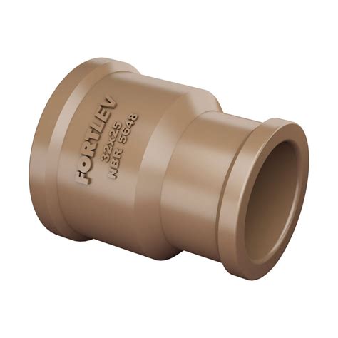 Luva De Redução Soldável Pvc Fortlev Nbr 5648 Marrom G Haus G Haus