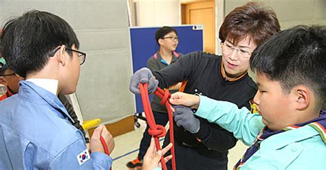 로프 매듭법 교육