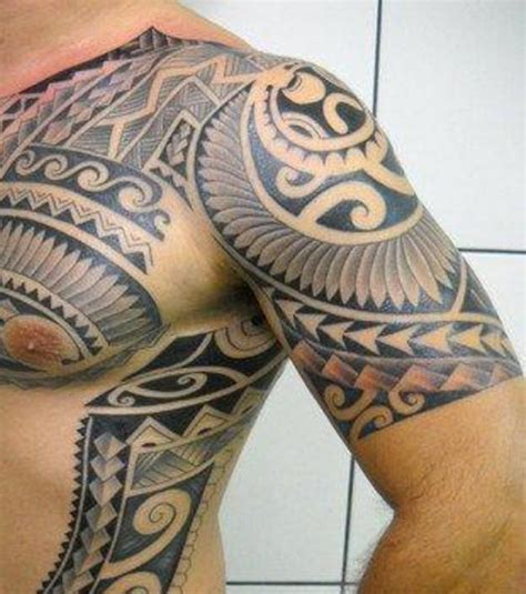 Tatouage tribal tahitien Modèles et Exemples