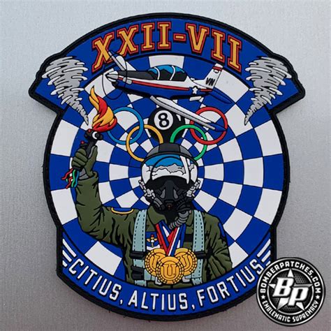 Vance Afb Upt 22 07 Pvc Bomber Patches